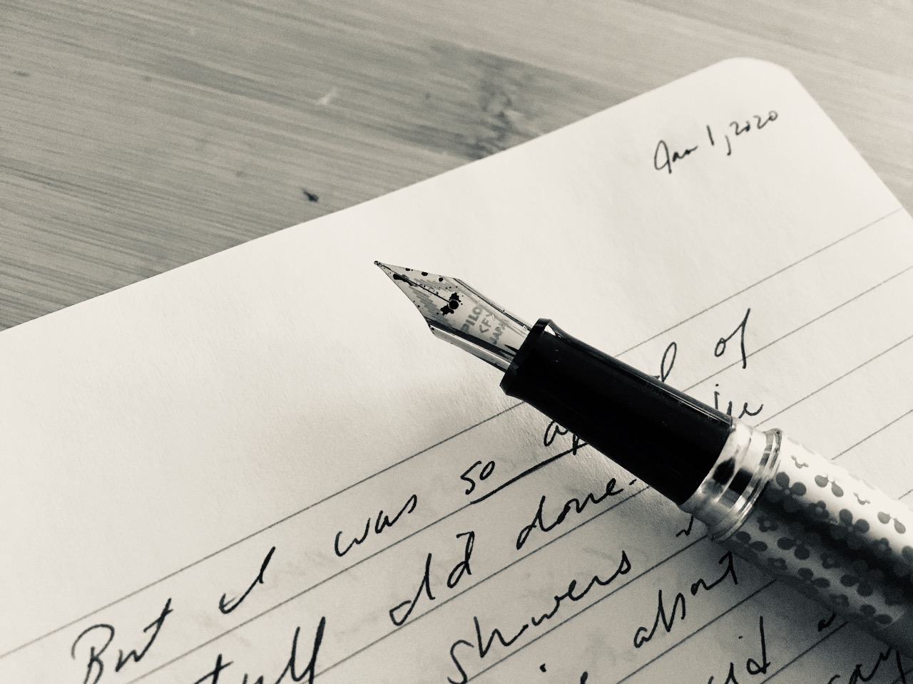 I’ve got fountain pens, and now I want to write and write and write ...
